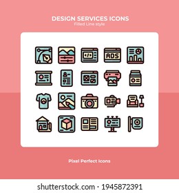 Design Service Icon Pack Vector Design Stock Vector (Royalty Free ...