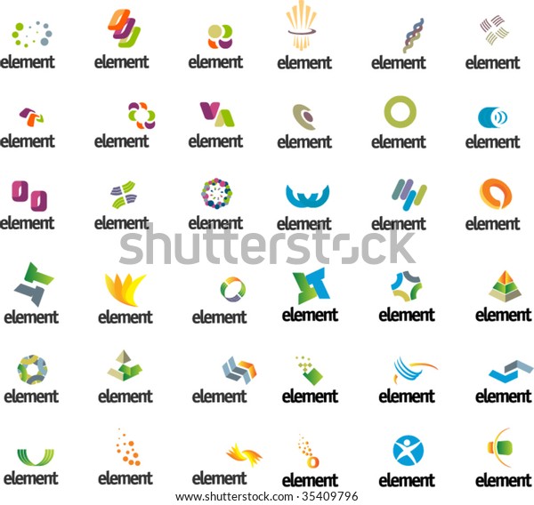 Design Symbols Set Part 11 스톡 벡터(로열티 프리) 35409796 | Shutterstock