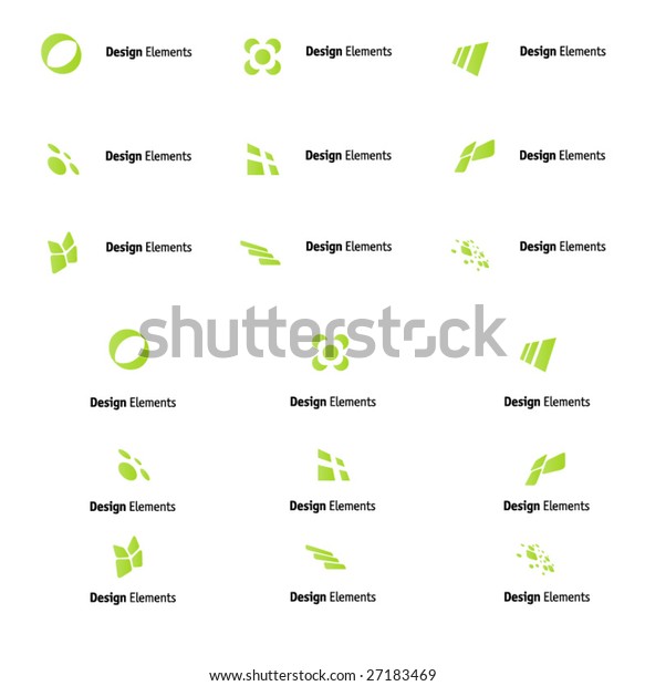 Design Symbols Set Part 2 Stock Vector (Royalty Free) 27183469 ...