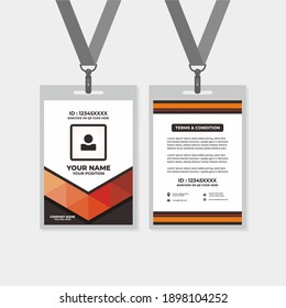 Design Template Id Card Name Tag Stock Vector (Royalty Free) 1898104252 ...
