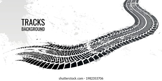 Design Tracks Background Page Brochure Template Stock Vector (Royalty ...