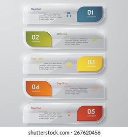 Design Transparency Banners Templategraphic Website Layout Stock Vector ...
