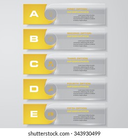 Design Transparency Banners Templategraphic Website Layout Stock Vector ...