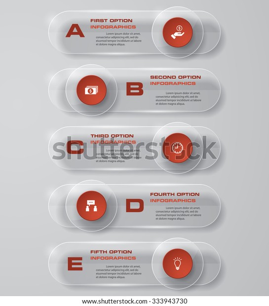 Design Transparency Banners Templategraphic Website Layout Stock Vector ...