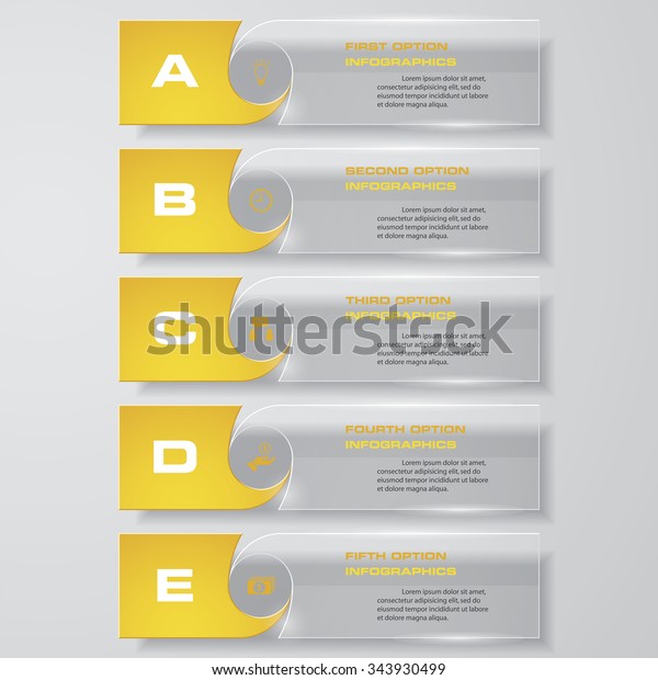 Design Transparency Banners Templategraphic Website Layout Stock Vector ...