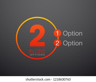 Design Vector Illustration Sign Numbers Two Stock Vector (Royalty Free ...
