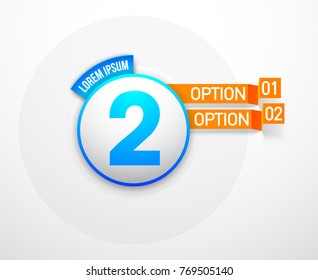 Design Vector Illustration Sign Numbers Two Stock Vector (Royalty Free ...
