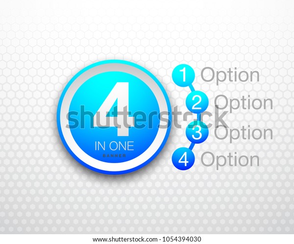 Design Vector Illustration Sign Numbers Four Stock Vector (Royalty Free ...