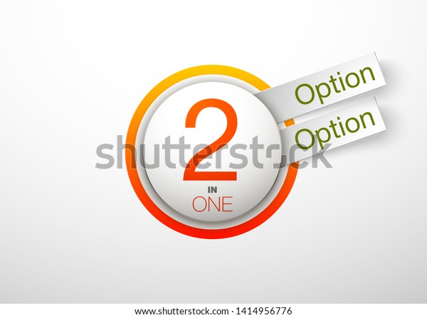 Design Vector Illustration Sign Numbers Two Stock Vector (Royalty Free ...