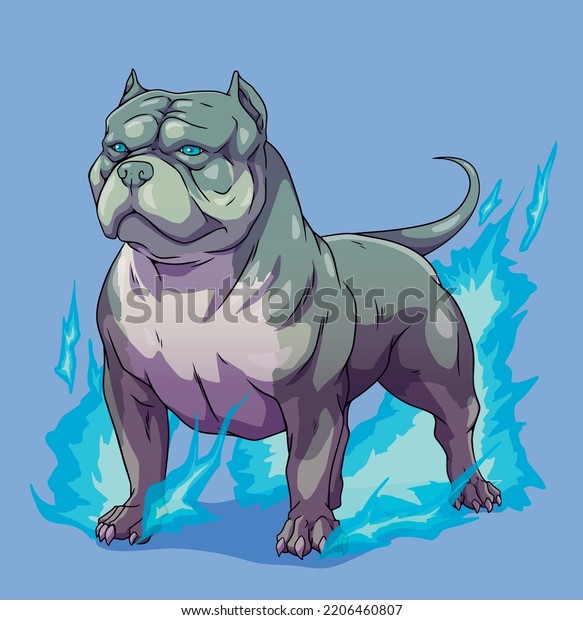 Design Vectors American Bully Dogs Stock Vector (Royalty Free ...