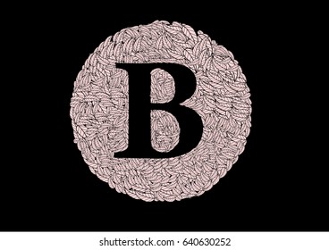 Designed Letter B Stock Vector (Royalty Free) 640630252 | Shutterstock