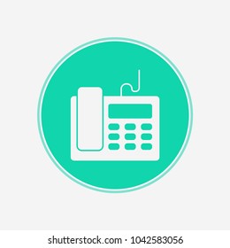 Desk Phone Icon Stock Vector (Royalty Free) 1042583056 | Shutterstock