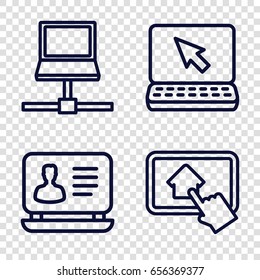 Desktop Icons Set Set 4 Desktop Stock Vector (Royalty Free) 656369377 ...