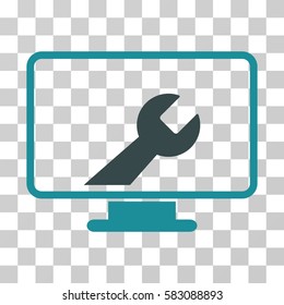Desktop Options Vector Pictograph Illustration Style Stock Vector ...
