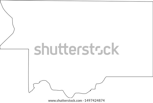 Desoto County Map State Mississippi Stock Vector (Royalty Free ...