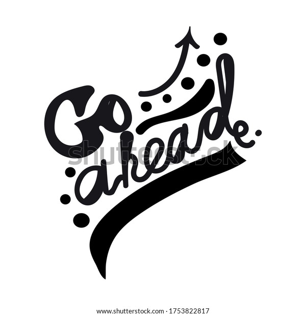 Detailed Illustration Going Arrow Future Ahead Stock Vector (Royalty ...