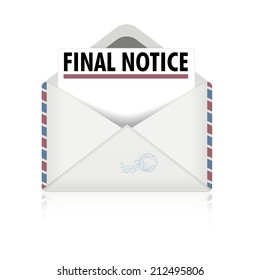 592 Final Notice Letter Images, Stock Photos & Vectors | Shutterstock
