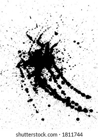Detailed Paint Splat Vector Stock Vector (Royalty Free) 1811744 ...