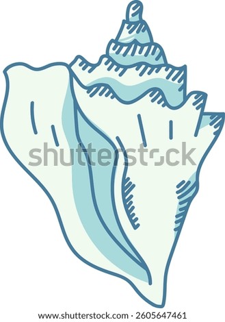 Conch Shell Drawing | Free download on ClipArtMag