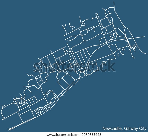 Detailed Technical Drawing Navigation Urban Street Stock Vector ...