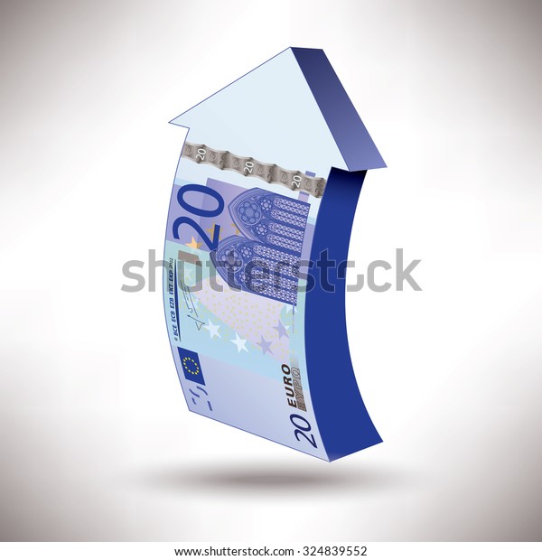 Detailed Vector Drawing 20 Euros Banknote Stock Vector (Royalty Free ...