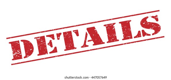 Details Vector Stamp On White Background Stock Vector (Royalty Free ...