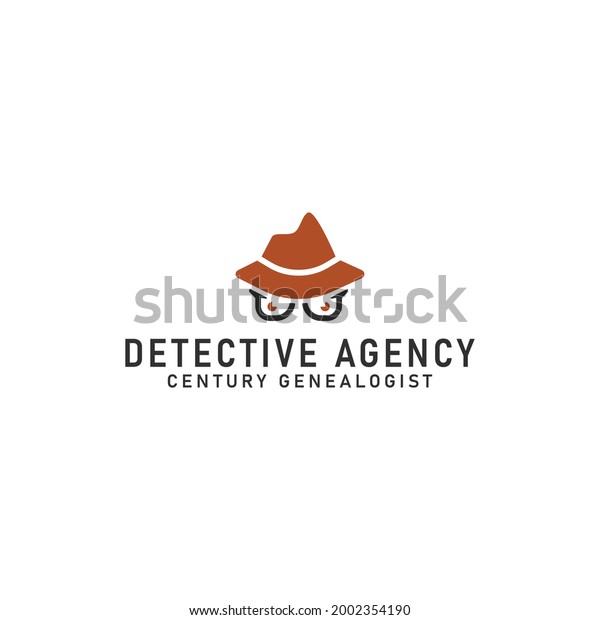 Detective Agency Logo Design Simple Unique Stock Vector (Royalty Free ...