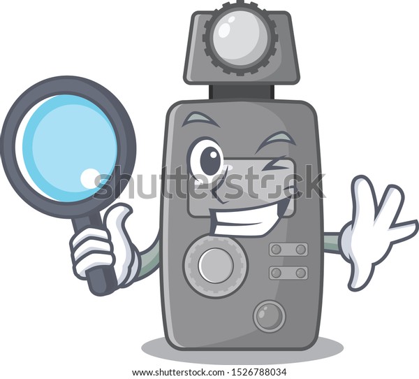 Detective Light Meter Isolated Cartoon Stock Vector (Royalty Free ...