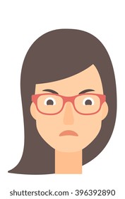 Detesting Angry Woman Stock Vector (Royalty Free) 396392890 | Shutterstock