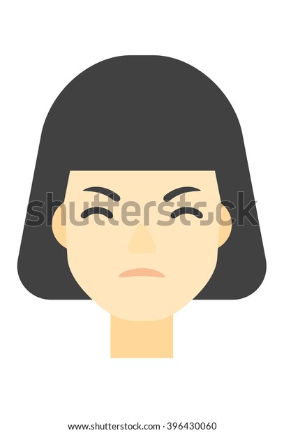 Detesting Angry Woman Stock Vector (Royalty Free) 396430060 | Shutterstock