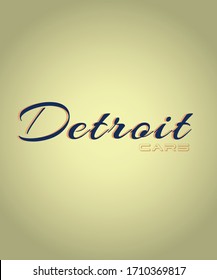 Detroit Logo Multipurpose Vector File Stock Vector (Royalty Free ...