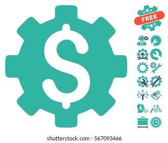 Development Cost Pictograph Bonus Configuration Symbols Stock Vector ...