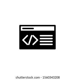 Development Glyph Icon Black White Stock Vector (Royalty Free ...