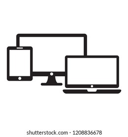 Device Icon Trendy Flat Design Stock Vector (Royalty Free) 1208836678 ...