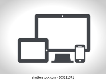 136,240 Mobile desktop icon Images, Stock Photos & Vectors | Shutterstock