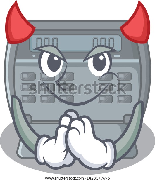 Devil Security Alarm Sticks On Character Stock Vector (Royalty Free ...