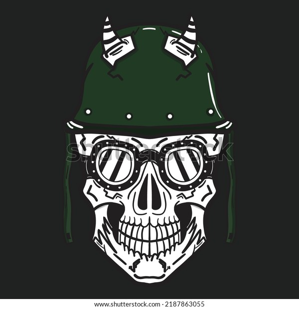 Devil Skulls Army Illustration Design Vector Stock Vector (Royalty Free ...