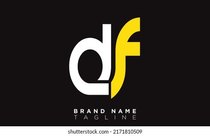 Df Alphabet Letters Initials Monogram Logo Stock Vector (Royalty Free ...