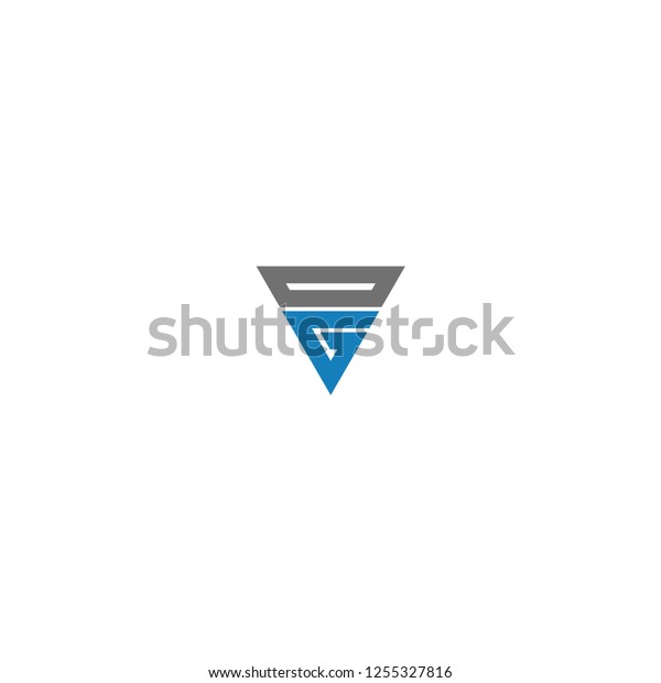 Dg Initial Triangle Icon Logo Vector Stock Vector (Royalty Free ...