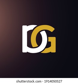 Dg Letter Logo Design Vector Stock Vector (Royalty Free) 1914050527 ...