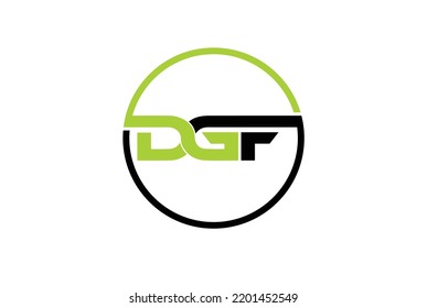 Dgfdggf Initial Letter Business Logo Design Stock Vector (Royalty Free ...