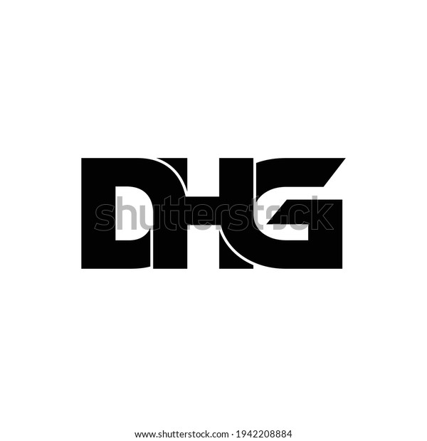 Dhg Letter Monogram Logo Design Vector Stock Vector (Royalty Free ...
