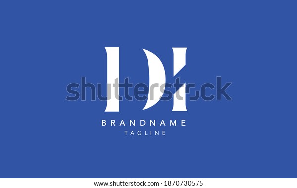 Di Alphabet Initial Letter Monogram Icon Stock Vector (Royalty Free ...