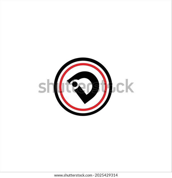 Di Circle Letter Vector Logo Design Stock Vector (Royalty Free ...