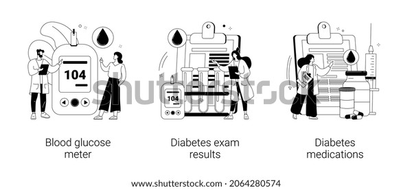 Diabetes Mellitus Abstract Concept Vector Illustration Stock Vector ...