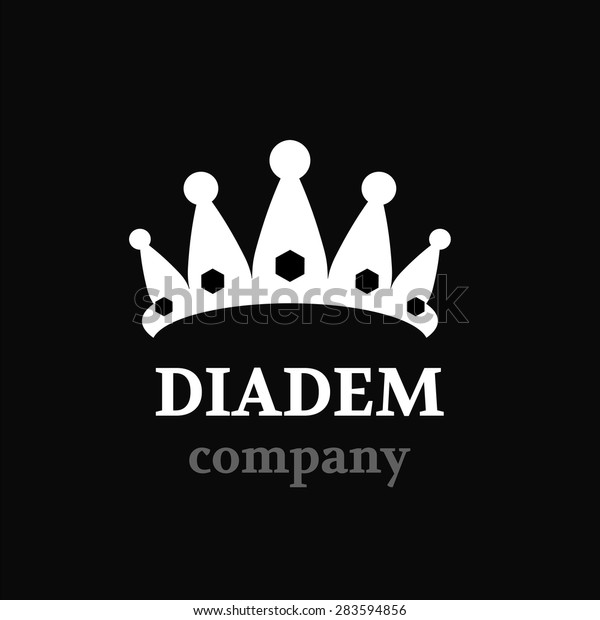 Diadem Logo Vector Silhouette Icon Stock Vector (Royalty Free ...