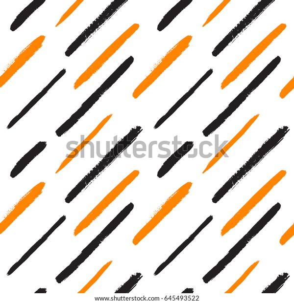 Diagonal Brush Strokes Seamless Vector Pattern Stock Vector (Royalty ...
