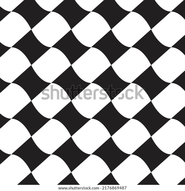Diagonal Checkerboard Optical Op Art Retro Stock Vector (Royalty Free ...