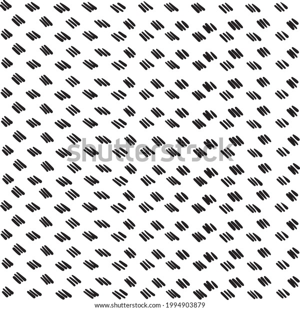 Diagonal Hatching Black Outline Doodle Scribbles Stock Vector (Royalty ...