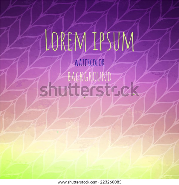 Diagonal Pattern Braids On Watercolor Paper Stock Vector (Royalty Free ...